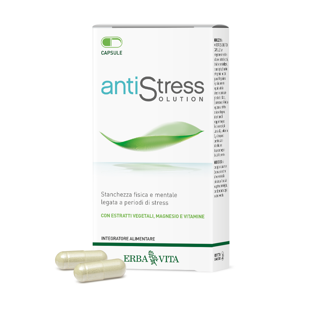 AntiStress Solution di Erba Vita 45 capsule - Farmagallo
